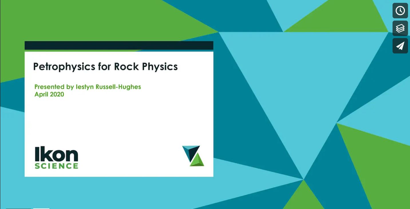 Rock Physics - EMEA & APAC - Petrophysics - Ikon Science